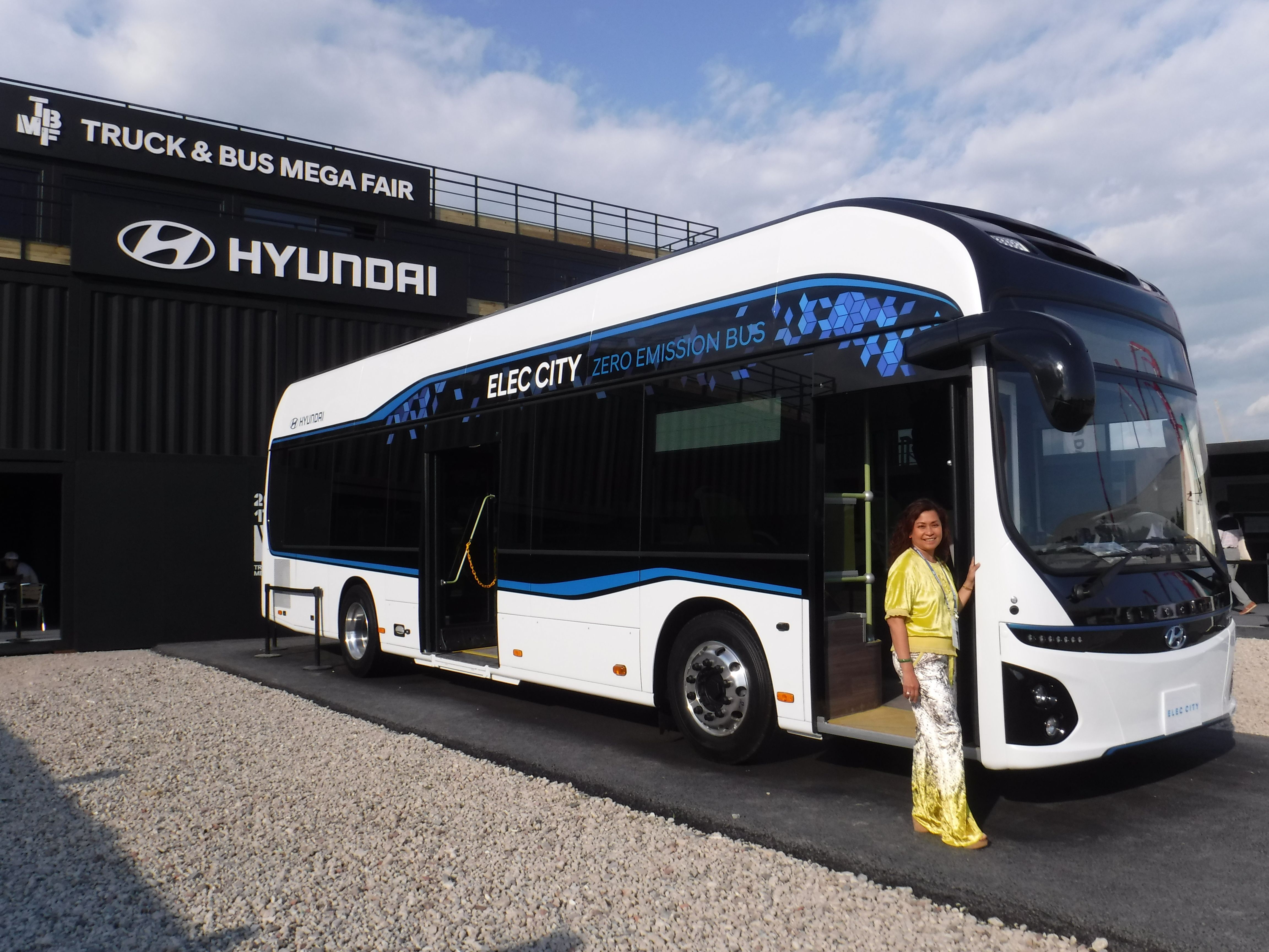 Hyundai Launches Its First Mass-Produced, All-Electric Commuter Bus