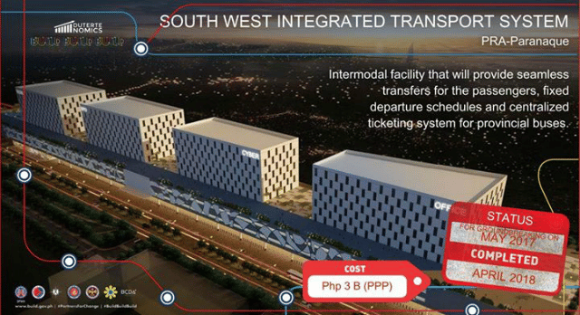 Southwest Integrated Bus Terminal Exchange in Paranaque City to Operate ...