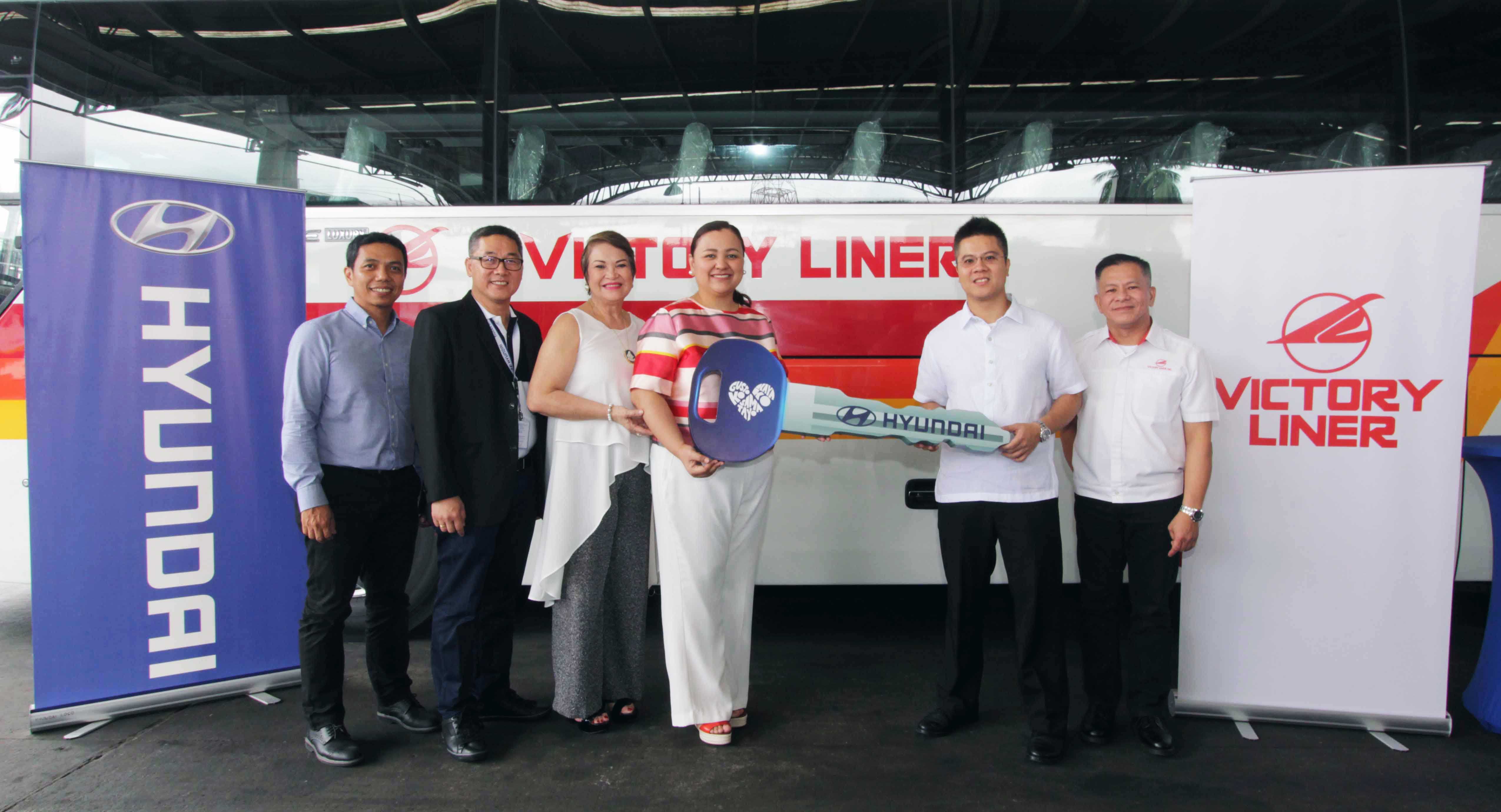 Hyundai PH Supplies Victory Liner with 20 Hyundai Universe Luxury Buses
