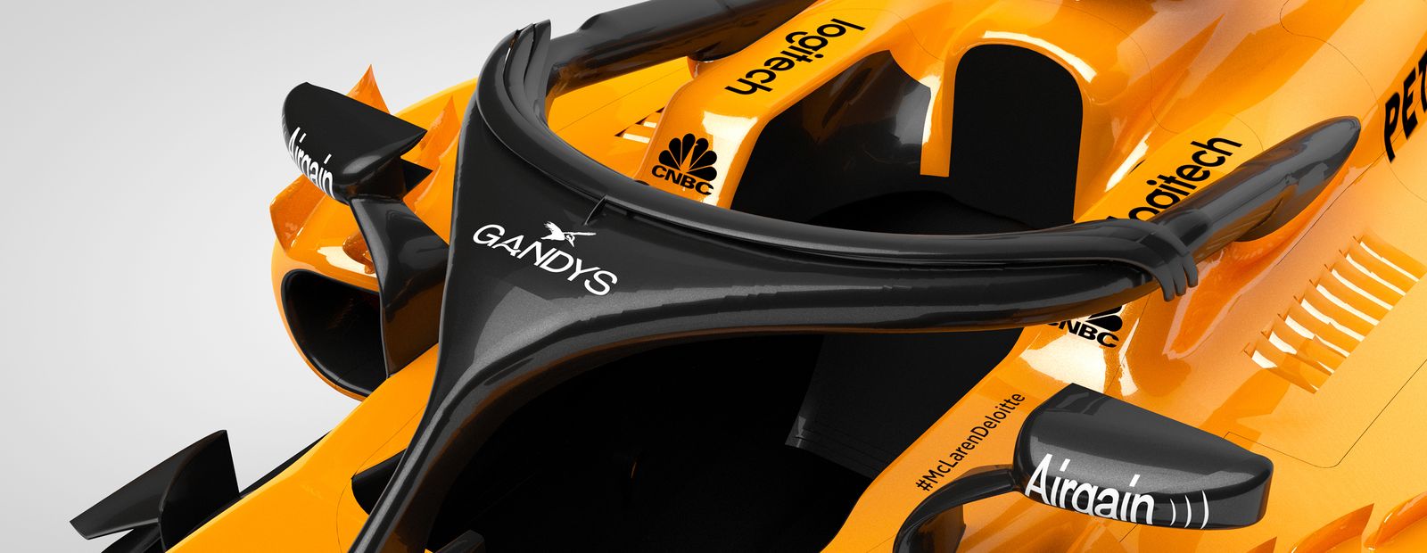 Flip-Flop Brand Sponsors McLaren F1 Team's Halo Cockpit Protection ...