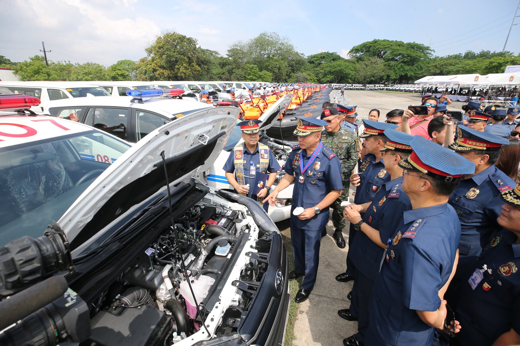 PNP Acquires New Toyota Innovas, Hiaces, Hilux Trucks