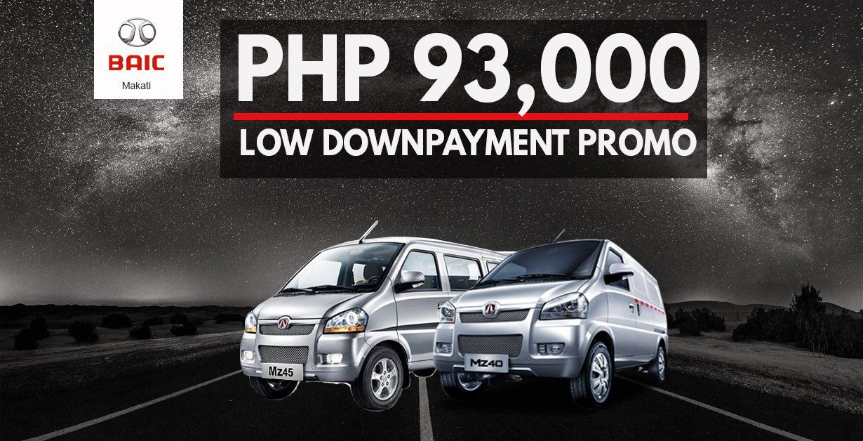 Start the New Year Right with BAIC's All-In Low Down Payment Promo!
