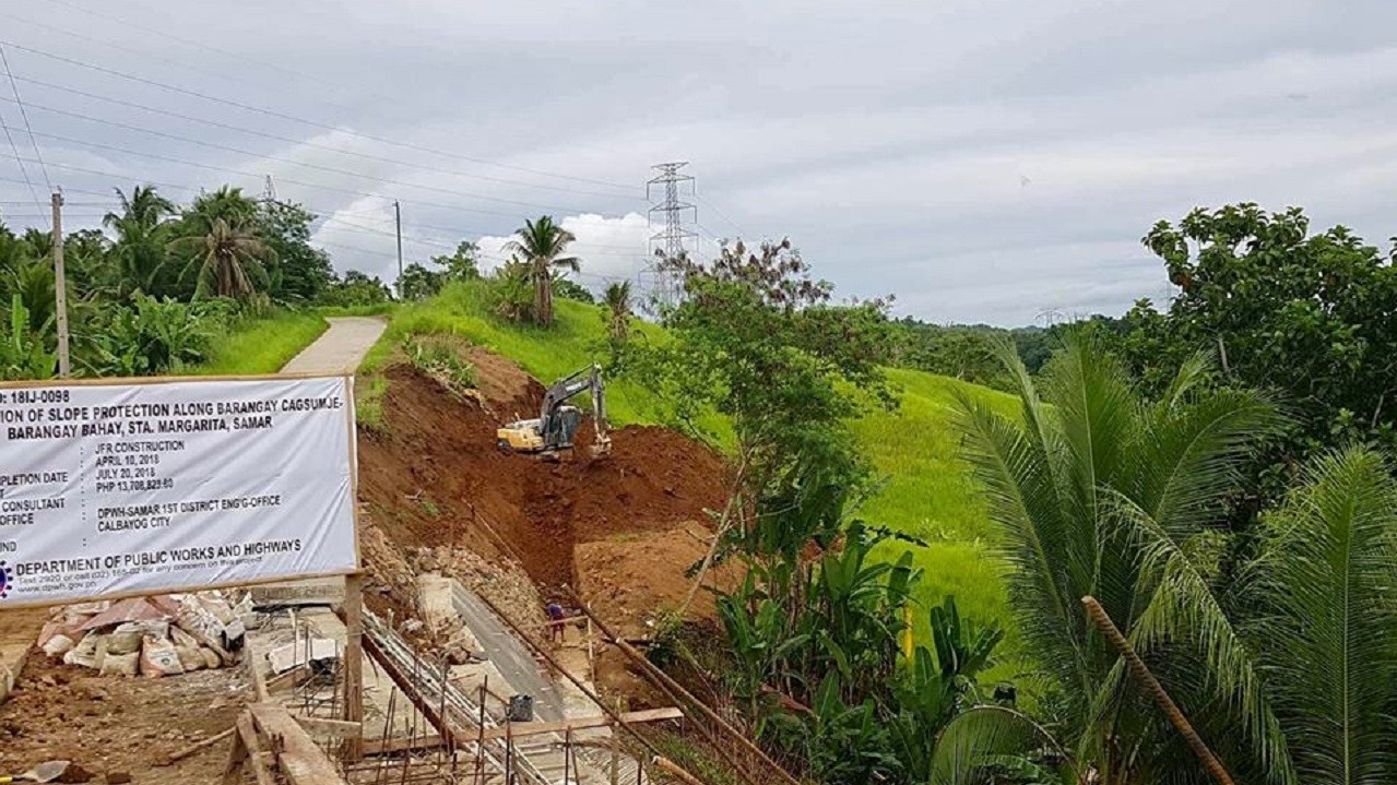 DPWH Completes PHP50-Million Slope Protection Project in Samar