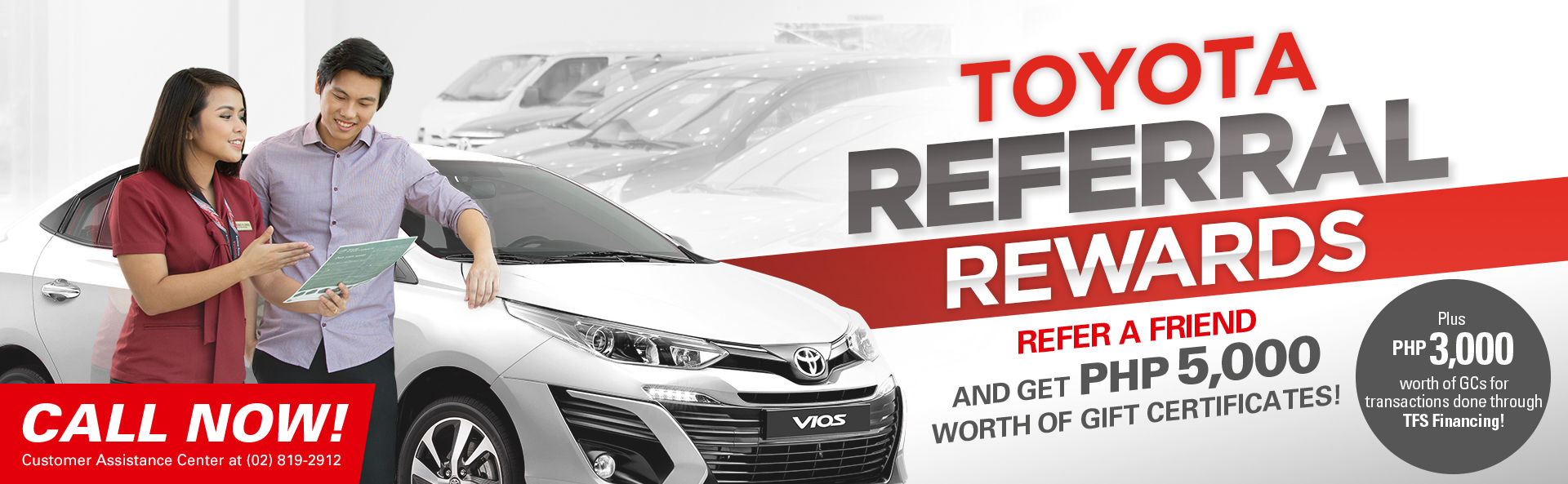 Got a Toyota? Get a Friend to Buy a Toyota Vios and Get Rewarded!