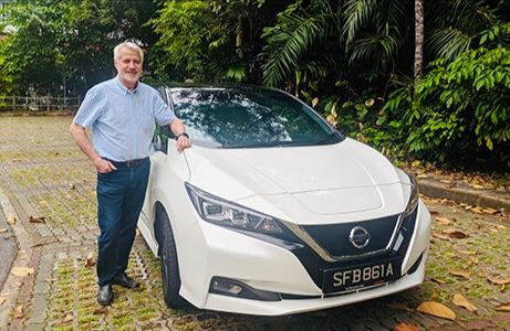 Meet the First Owner of Nissan Leaf in Singapore