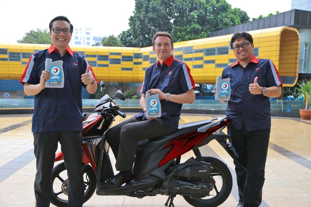 Total Oil Indonesia Luncurkan Oli Khusus Skutik