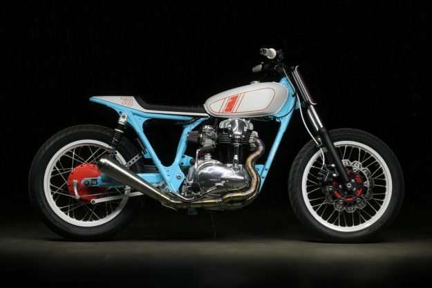 Sering Ditilang, Kawasaki W650 Ini Diubah Jadi Flat Tracker