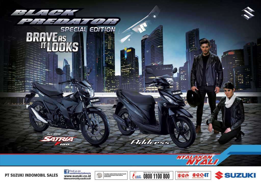Suzuki Perkenalkan Address Black Predator