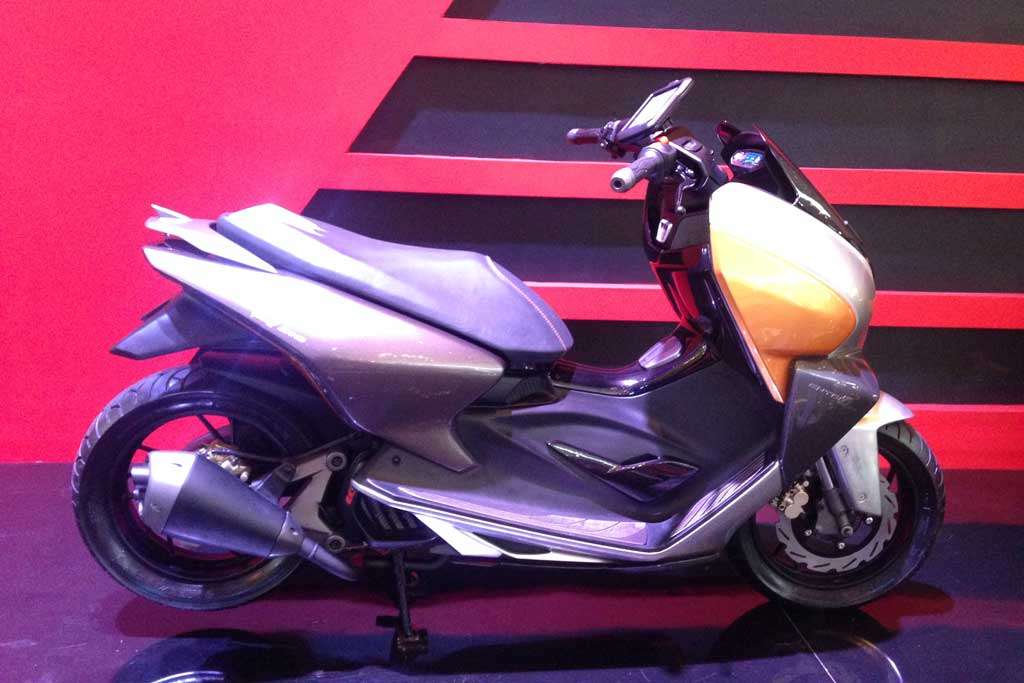 TVS EntorQ 210, Motor Sport Matic Konsep Unik