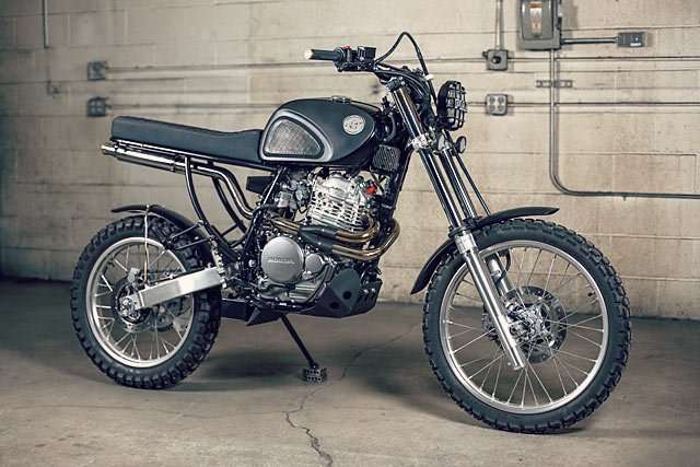 Honda XR650L, Handmade By A Man Dead Tool’s