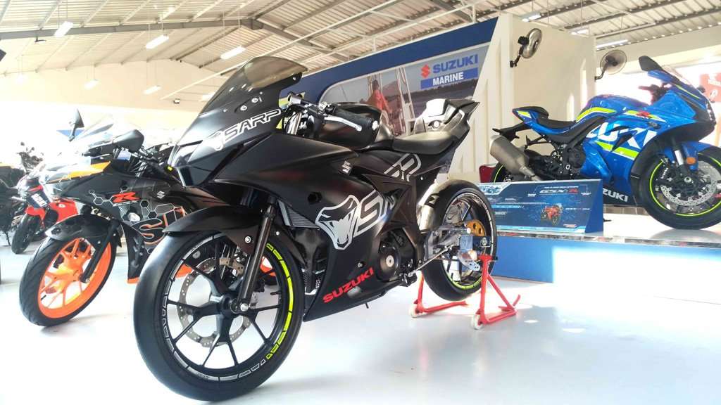 Suzuki GSX-R150 di Jakarta Fair Kemayoran 2017