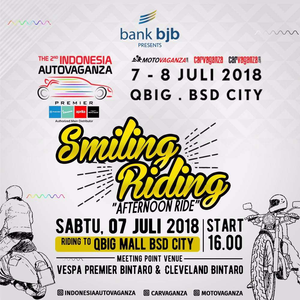 Banyak Acara Riding Bareng Meriahkan The 2nd Indonesia Auvotaganza