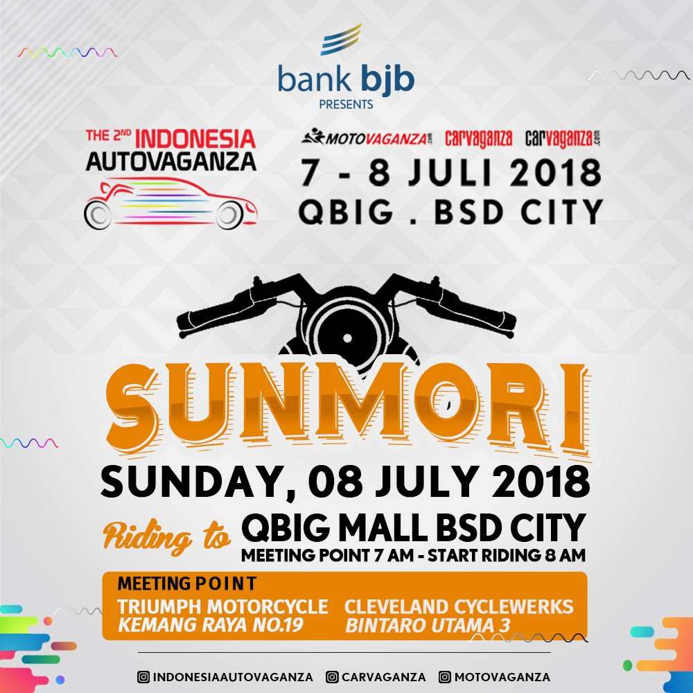 Banyak Acara Riding Bareng Meriahkan The 2nd Indonesia Auvotaganza