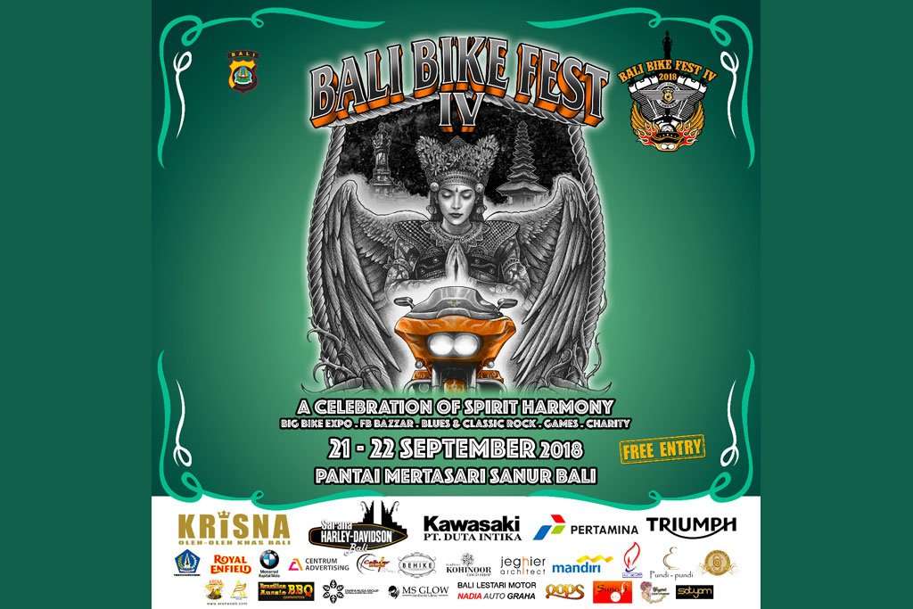 Bali Bike Fest 2018 Bidik 1200 Moge Hadir di Bali