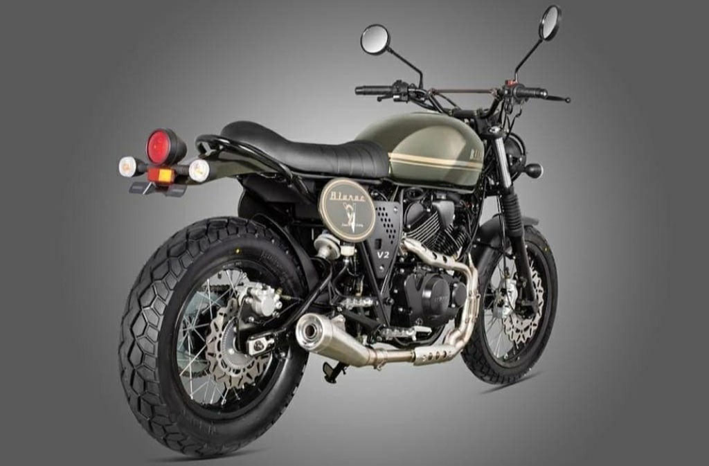 Bullit Bluroc V2, Scrambler Kompak Bermesin V-Twin