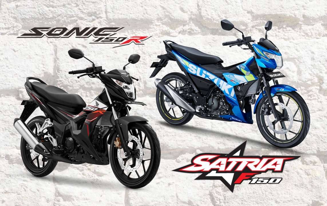 KOMPARASI: Honda Sonic 150R Vs Suzuki Satria F150