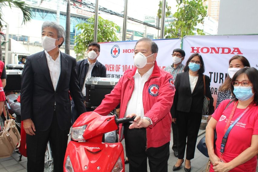 Honda donates motorcycles to PRC