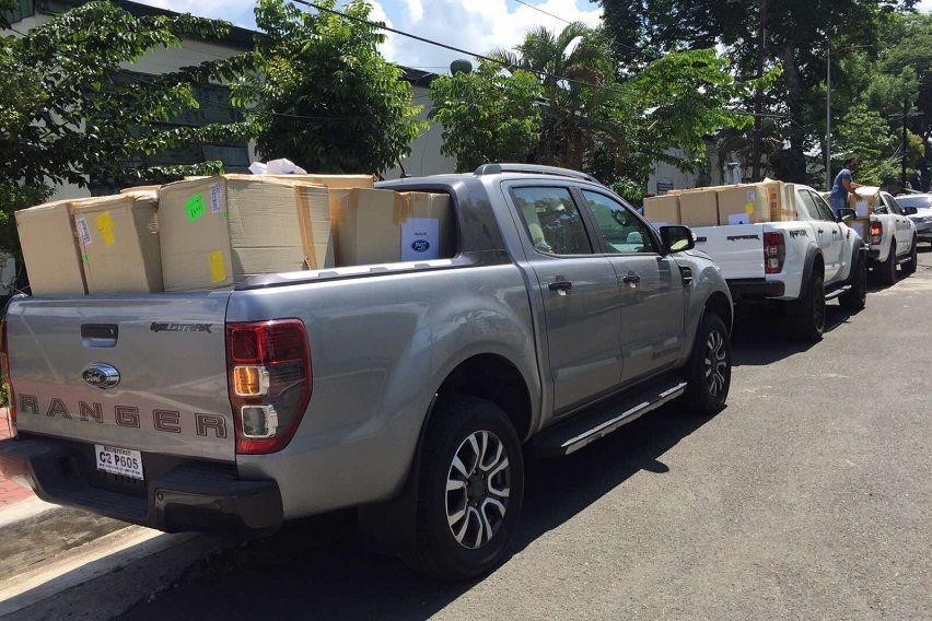 Ford PH hands over 10,000 protective face shields to DOH, DTI