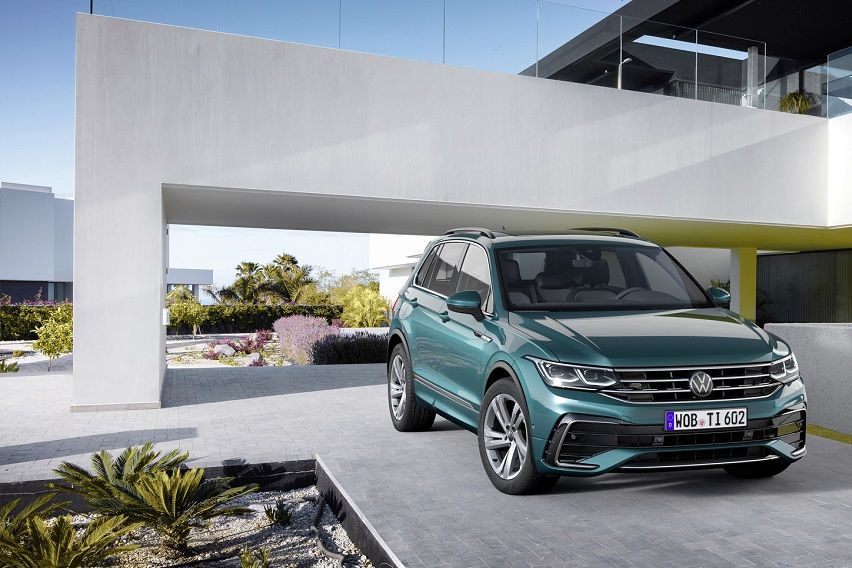 The 2021 Volkswagen Tiguan makes its world debut