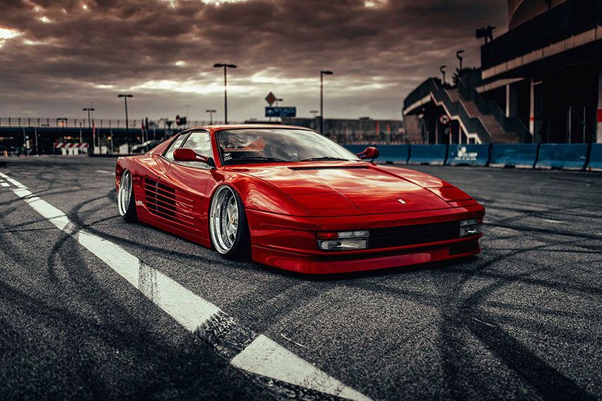 Modifikasi Ferrari Testarossa, Supercar Bergaya Stance