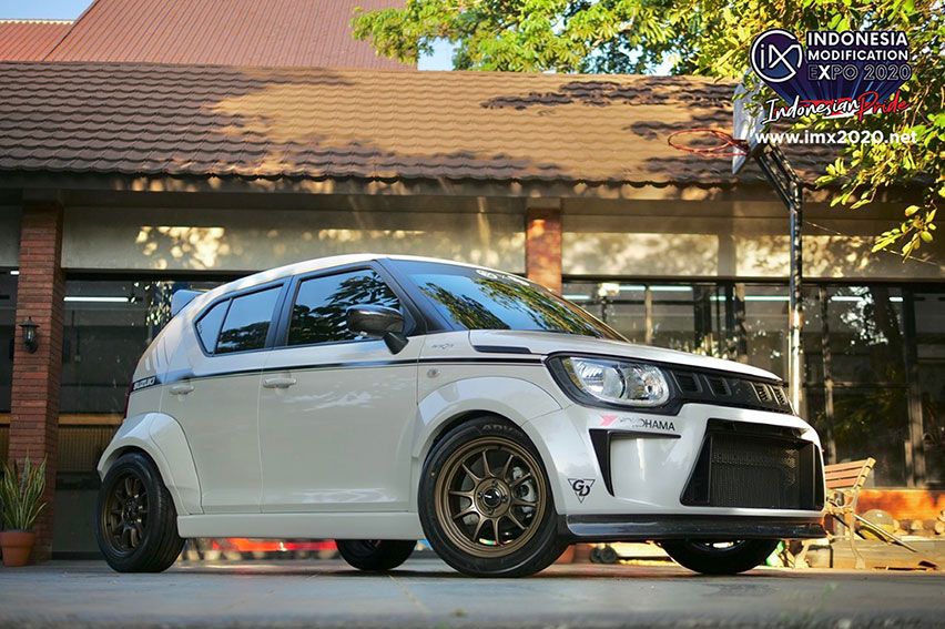Begini Modifikasi Suzuki Ignis Time Attack by Garasi Drift