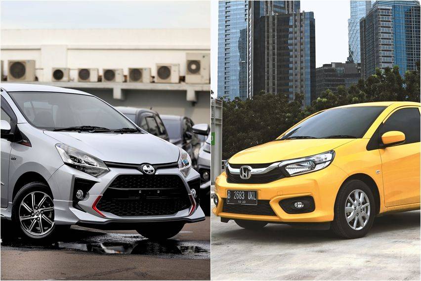 Toyota Agya VS Honda Brio Satya Toyota Agya VS Honda Brio Satya