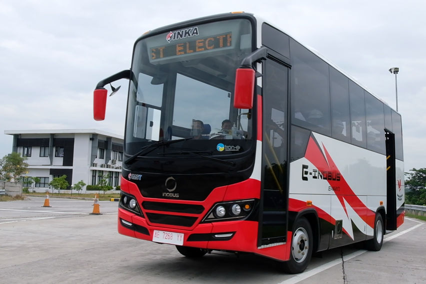 Bus Listrik E-Inobus Sedang Uji Jalan, Bakal Dipasarkan PT INKA (Persero)