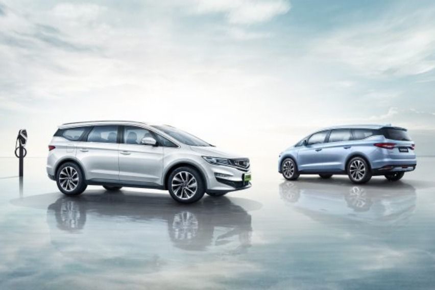 Geely rolls out 200,000 EVs, hybrids in 2020