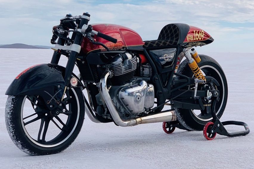 Royal Enfield Interceptor 650 Catat Rekor Kecepatan di Speed Week