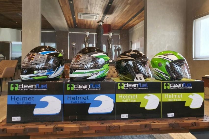Cleanfuel now sells motorcycle helmets starting this month