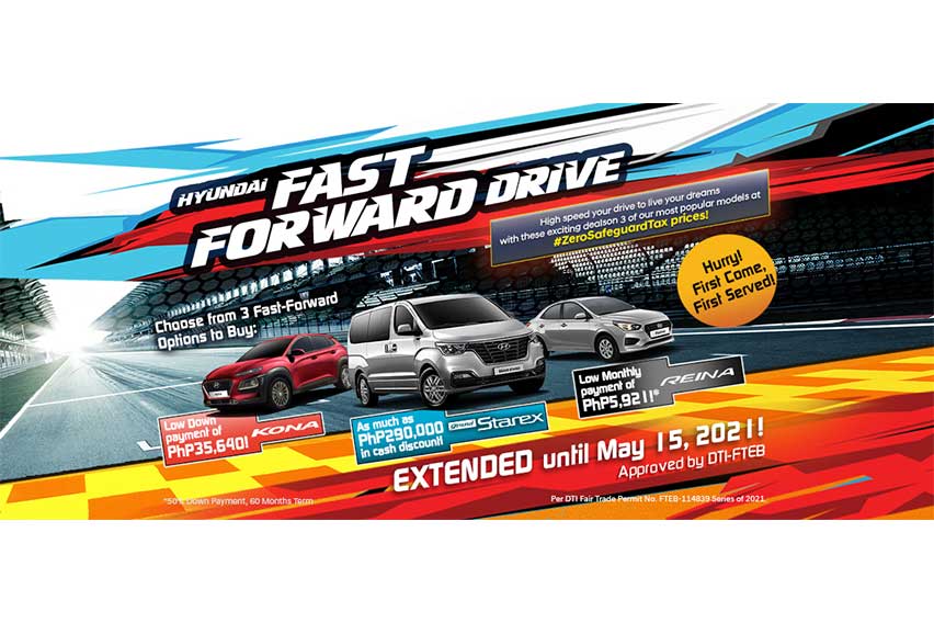 Hyundai 'Fast Forward Drive' promo runs until May 15