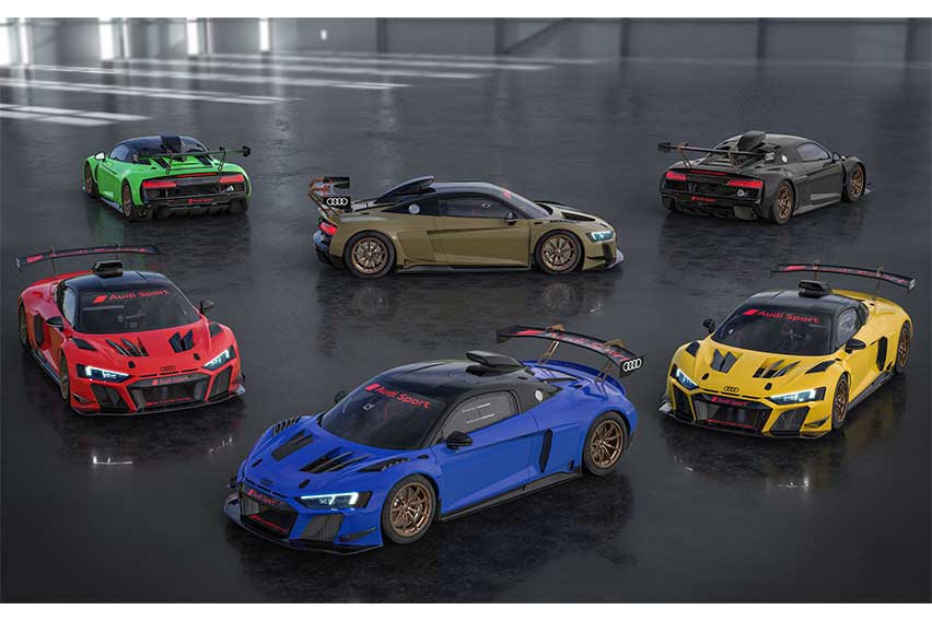 The colors of exclusivity: Audi releases 6 unique R8 LMS GT2 units
