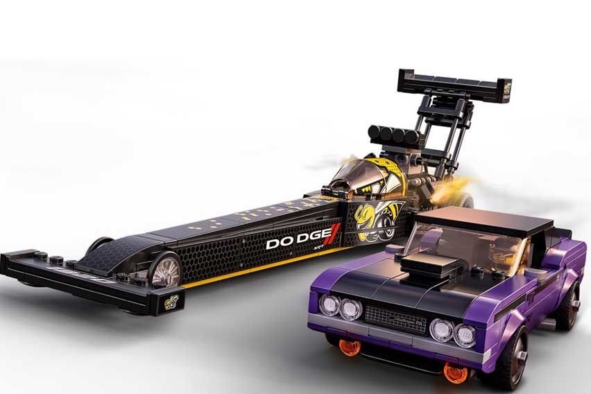 Dodge SRT and Lego create '70s Challenger and Dragster building set