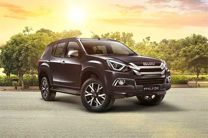 Simple shades: Isuzu mu-X color options