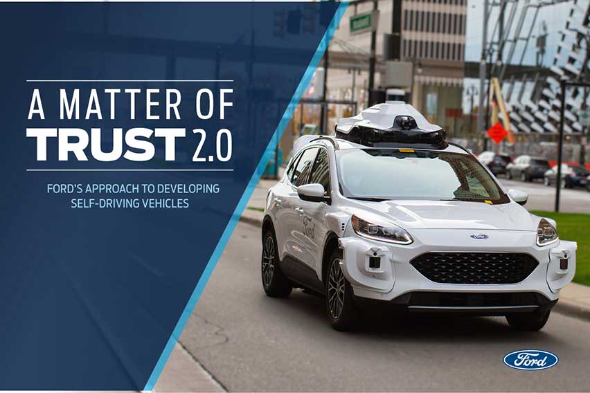 Ford releases updates in its autonomous driving development