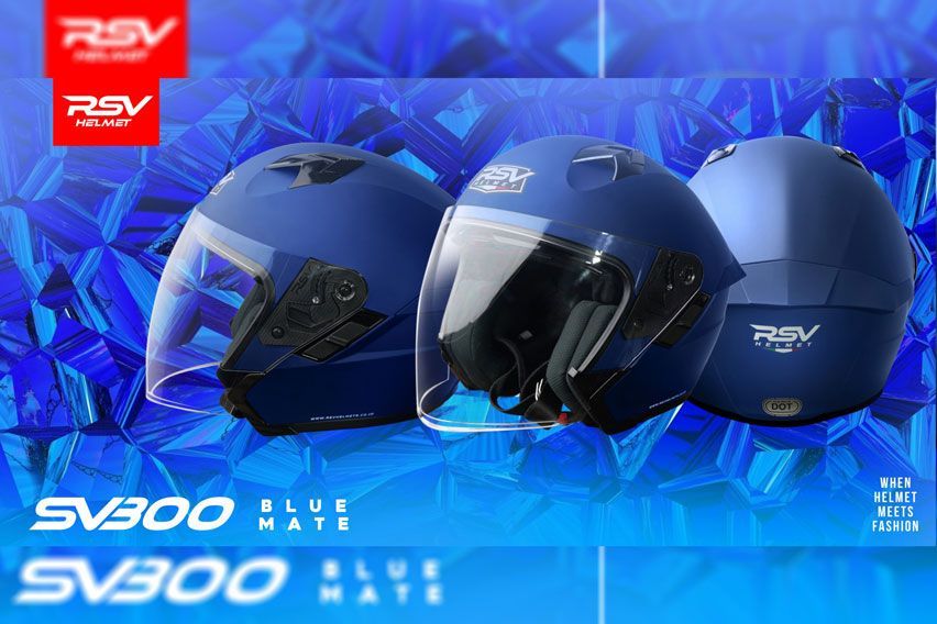 RSV Helmet Kenalkan Half Face SV300, Ini 5 Fitur Unggulannya