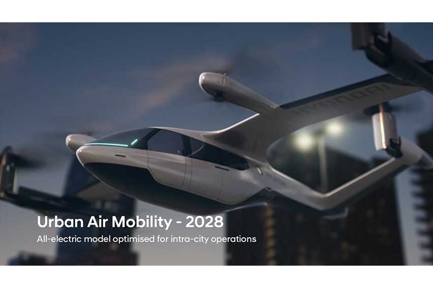Hyundai plans Air Mobility vehicle, more hydrogen use to become CO2-neutral