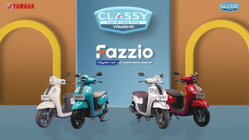 Yamaha Indonesia Luncurkan Fazzio, Skuter Retro Bermesin Hybrid