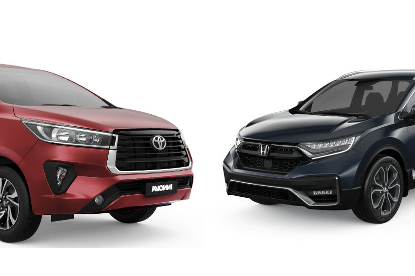 Cross-segment sortie: Toyota Innova vs. Honda CR-V
