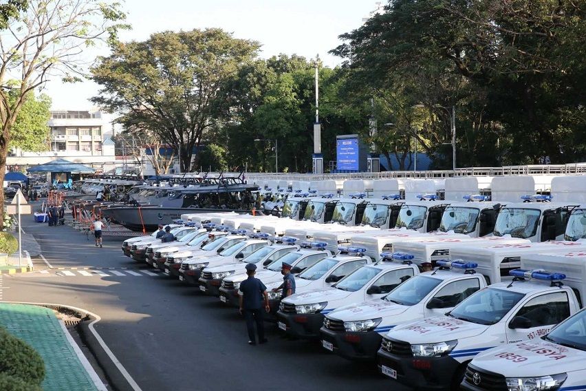 PNP gets new utility trucks, patrol vehicles as part of P576-M procurement