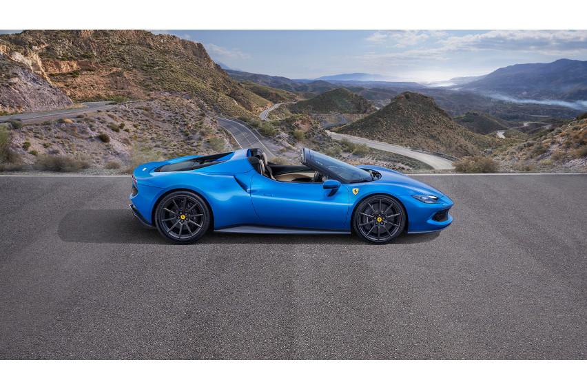 Ferrari reveals 296 GTS spider with 830hp hybrid powertrain