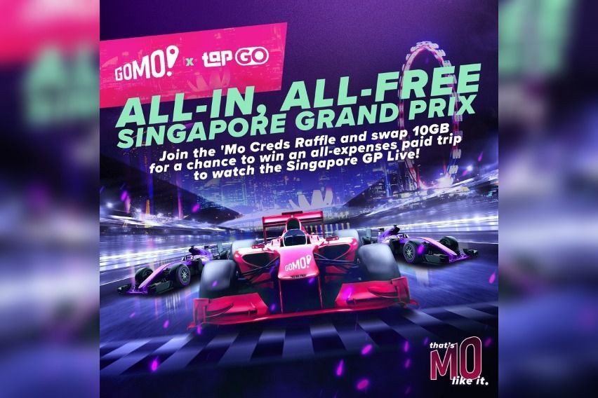 Win a trip to the Singapore Grand Prix with Gomo’s latest promo