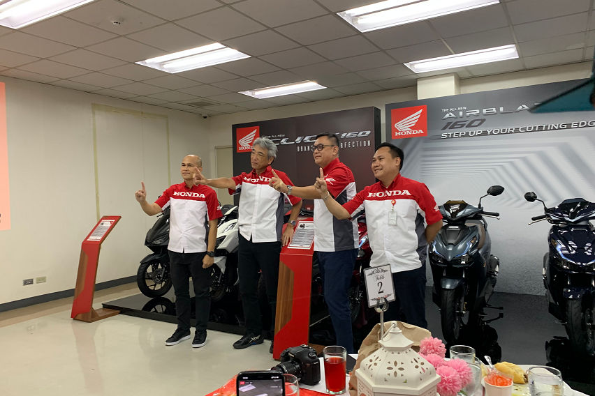 Honda PH targets 40K sales for Airblade 160, Click 160