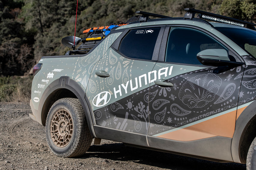 Hyundai shares design details of Rebelle Rally Santa Cruz