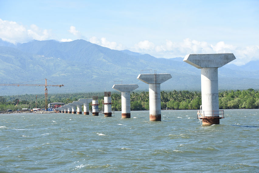 Panguil Bay Bridge in Northern Mindanao is 61% complete