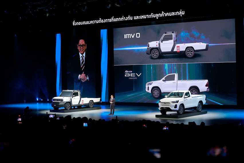 Toyota launches IMV 0 concept, Hilux Revo BEV concept in Thailand