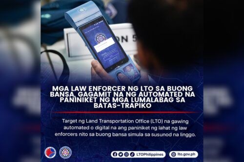 LTO to start digitized ticketing system next week