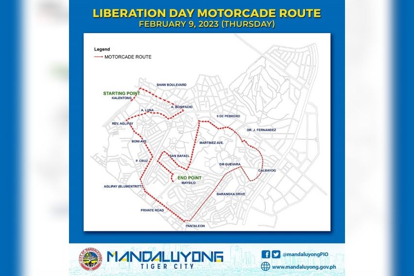 Road closure, one-way traffic in Mandaluyong today
