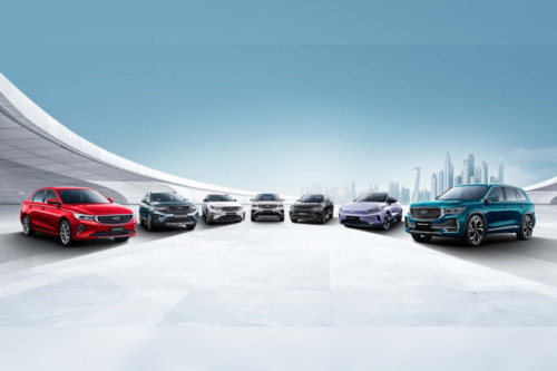 Here are the 3 variants of the Geely Coolray