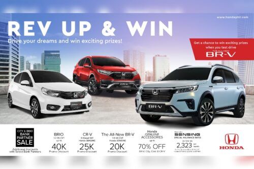 Honda Cars PH offers ‘Rev up and win’ promo
